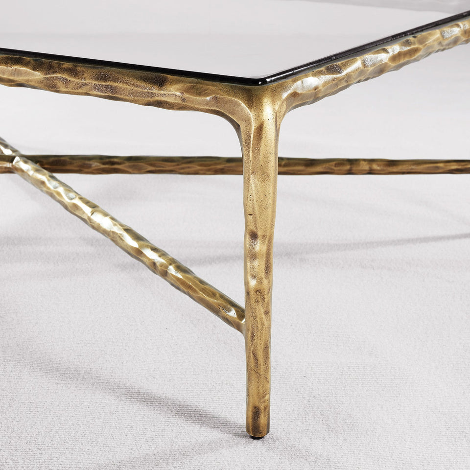 Thaddeus Rectangle Glass Coffee Table – Scuethyee