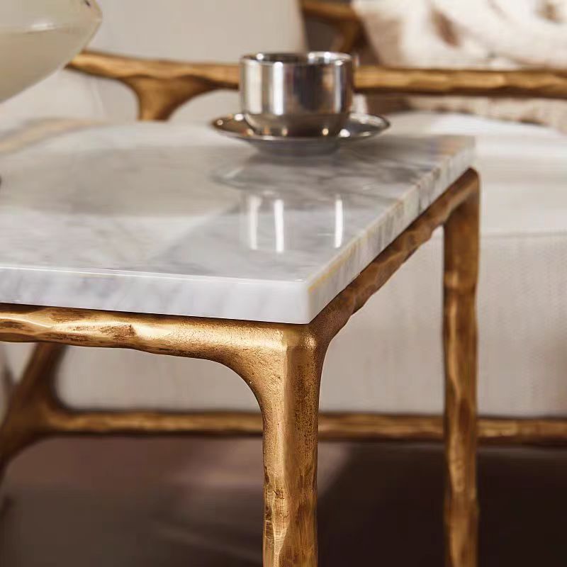 Thaddeus Rectangle Marble Coffee Table – Scuethyee