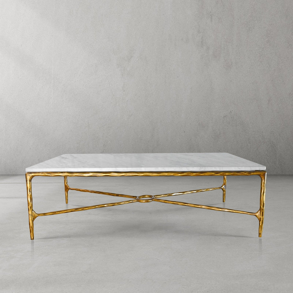 Thaddeus Rectangle Marble Coffee Table – Scuethyee
