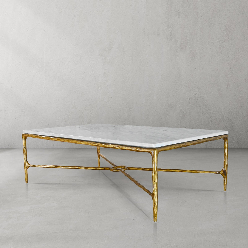 Thaddeus Rectangle Marble Coffee Table – Scuethyee