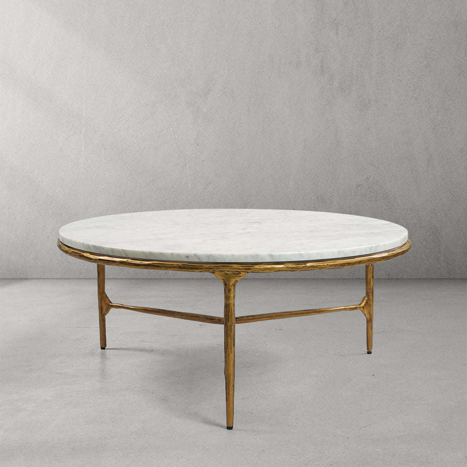 Thaddeus Marble Round Coffee Table | Scuethyee