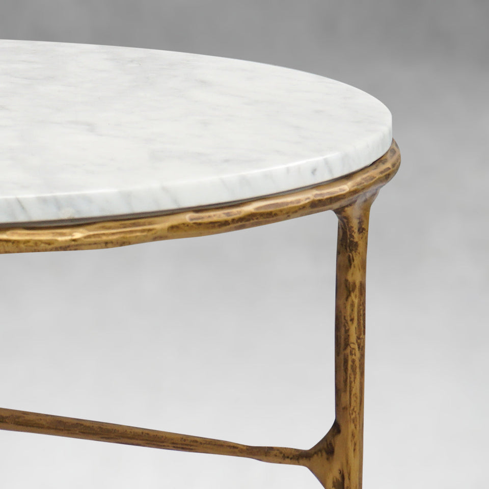 Thaddeus Marble Round Coffee Table | Scuethyee