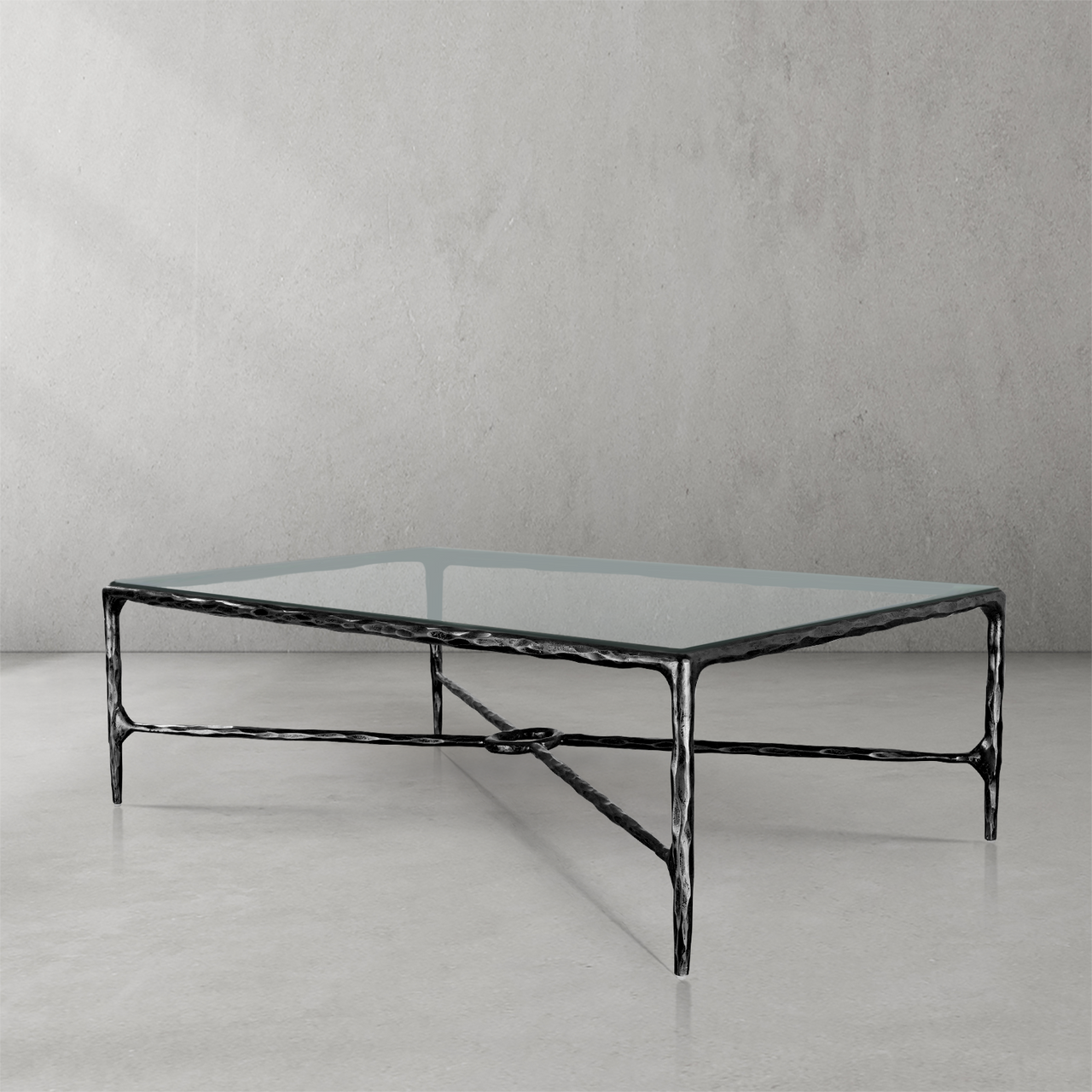 Thaddeus Rectangle Glass Coffee Table – Scuethyee